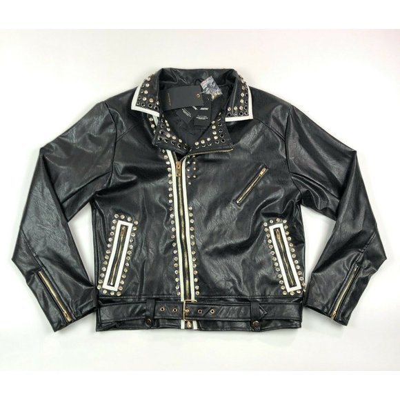 Majestik | Jackets & Coats | Majestik Skeleton 3xl Black Belted ...